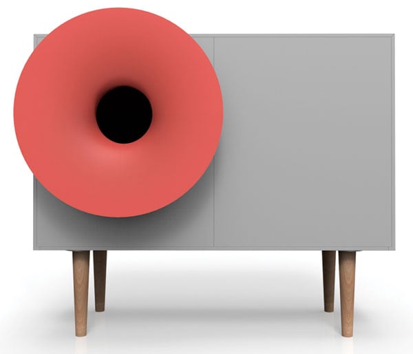 A Retro-Modern Sound System and Cabinet by Miniforms - Interior Design