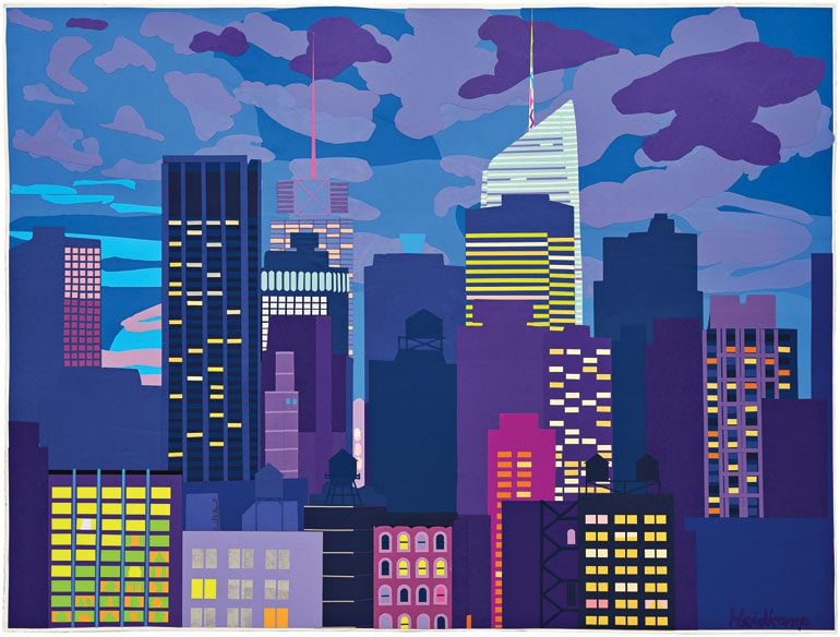 Artist Daniel Heidkamp Controlled Building Spires For His Exhibit at ...