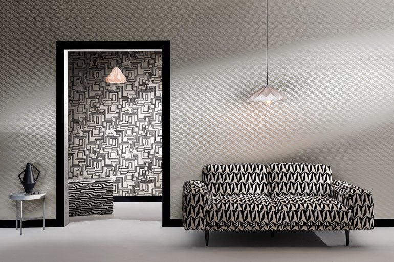 10 Silver-Tone Wall Coverings Make Strong Statements - Interior Design