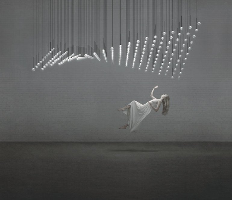 Vibia's Algorithm Creates Unique Arrays of Blown-Glass Globes ...