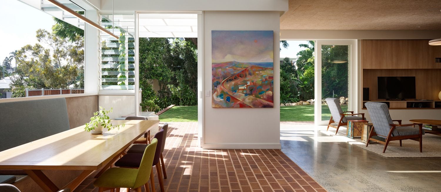Brisbane Queenslander Creates Indoor/Outdoor Harmony - Interior Design