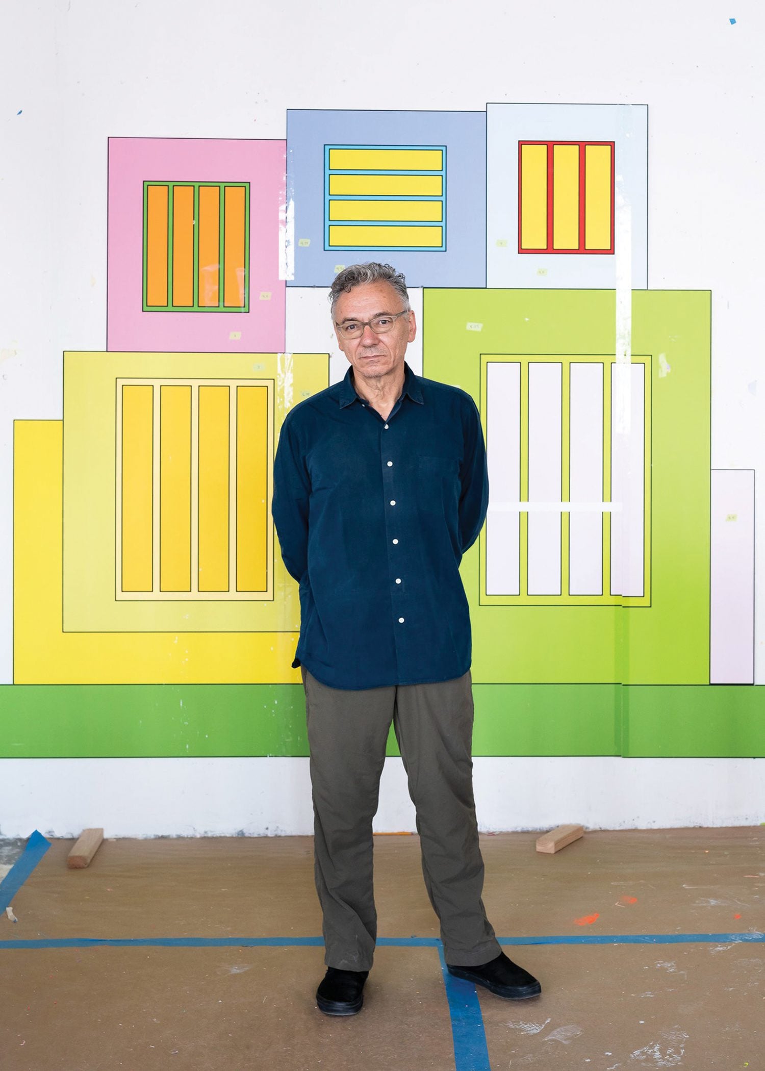 Peter Halley's 'Cell Grids' on Display at Dallas Contemporary in Texas ...