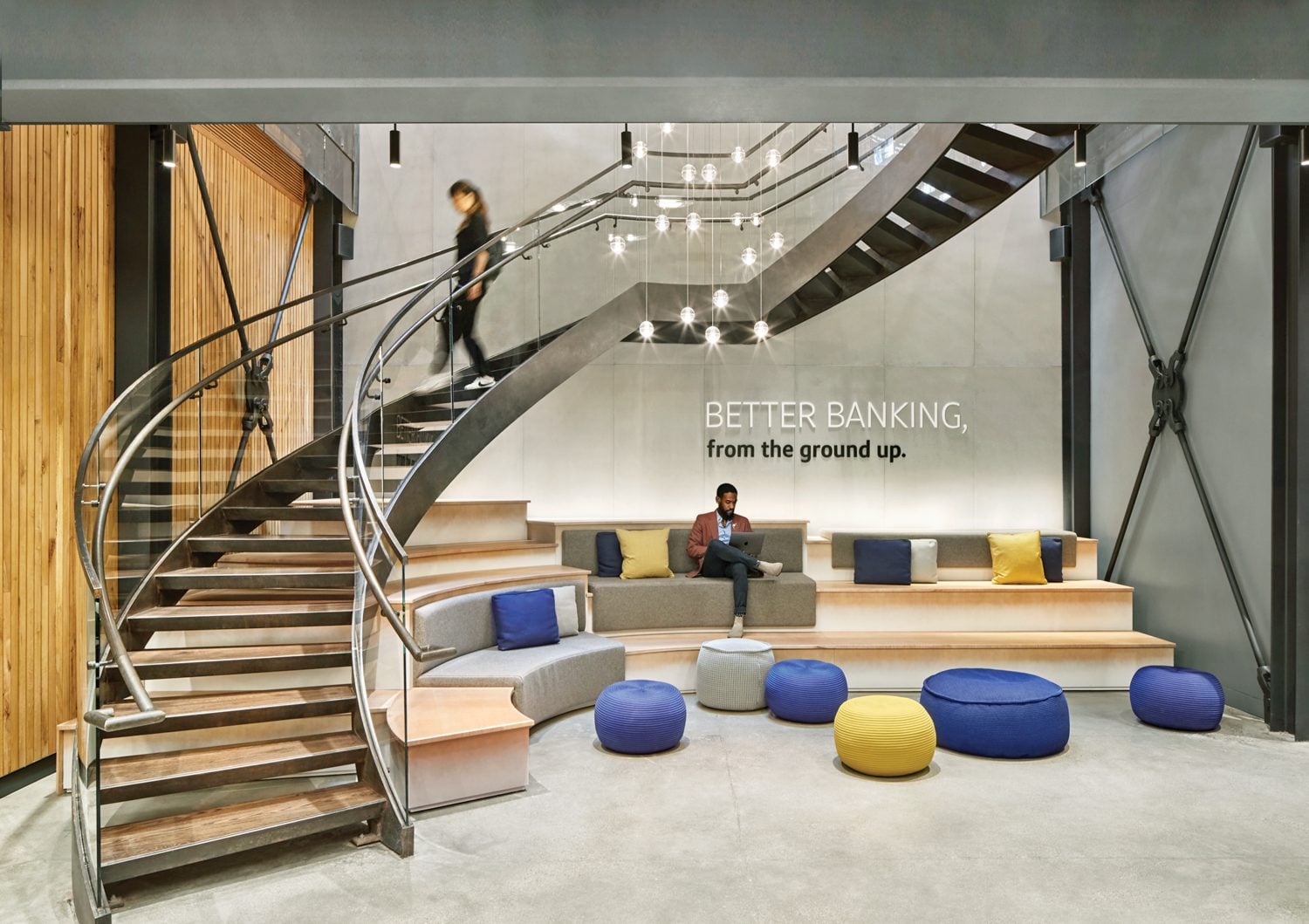 Leo A Daly and CallisonRTKL Design Capital One Café in Washington, D.C ...