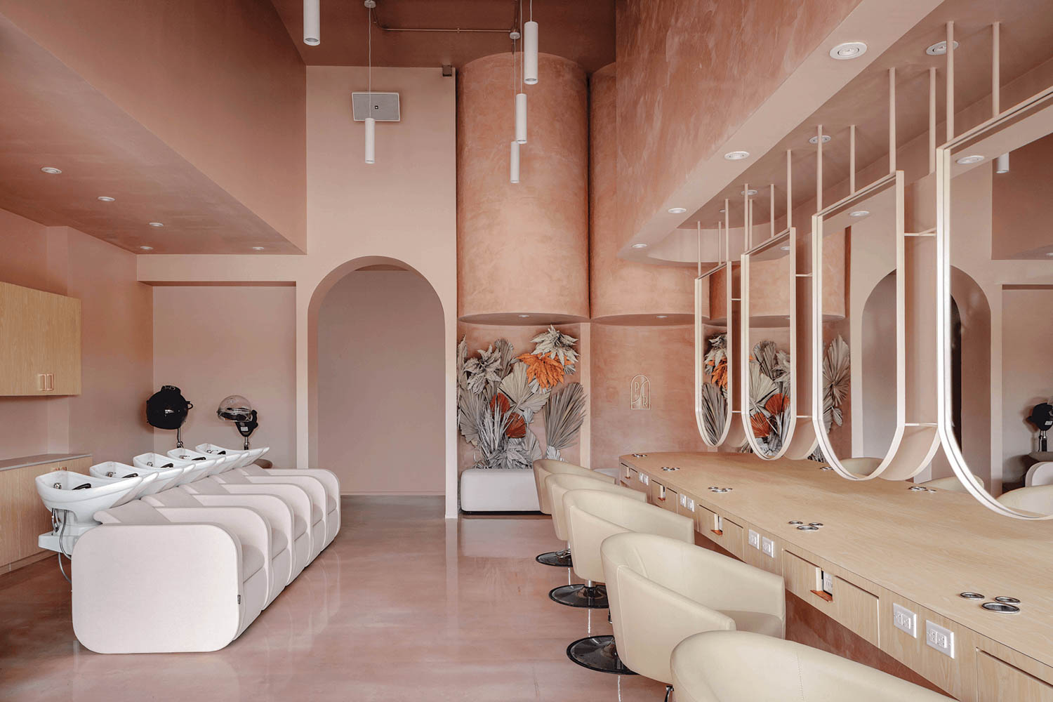 Coevál Studio’s Design for Pressed Roots Salon in Dallas Is Luxurious ...
