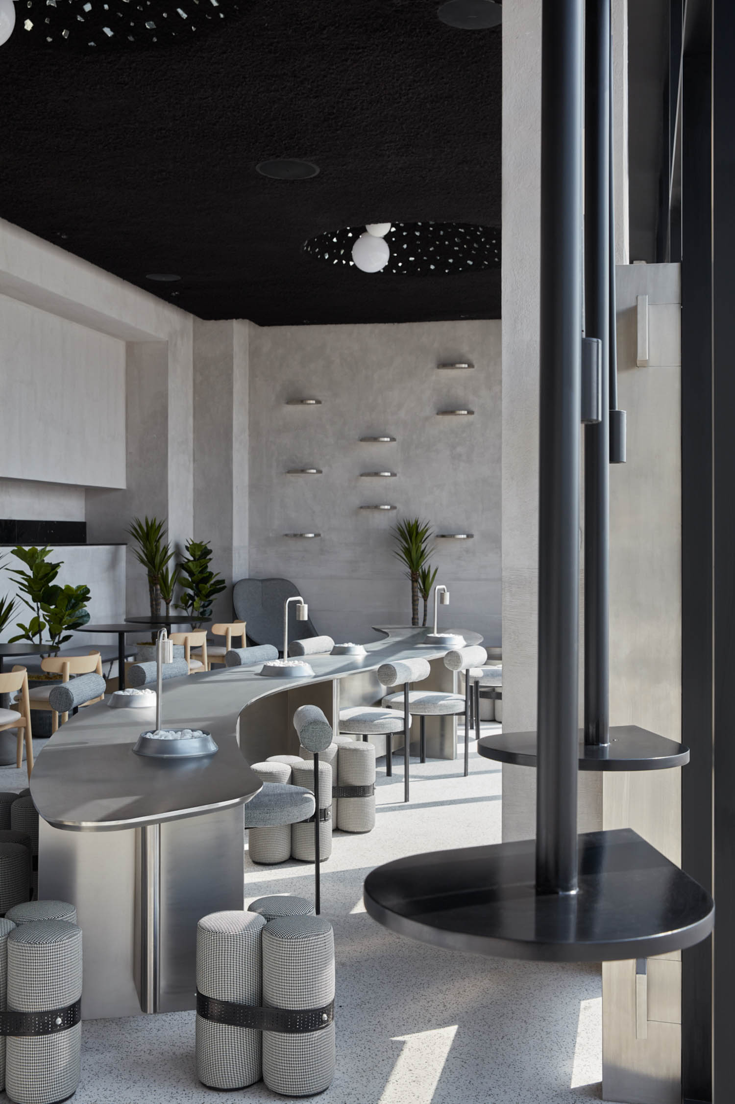 This Café by Roar Has Us Seeing Shades of Gray - Interior Design