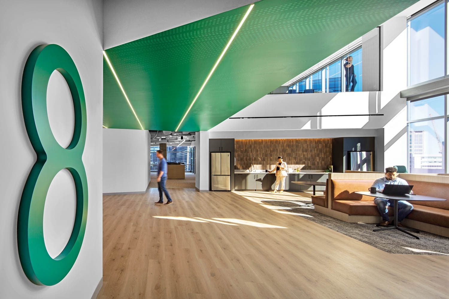 HOK Creates a Streamlined Office for a Freight Rail Operator in Atlanta ...