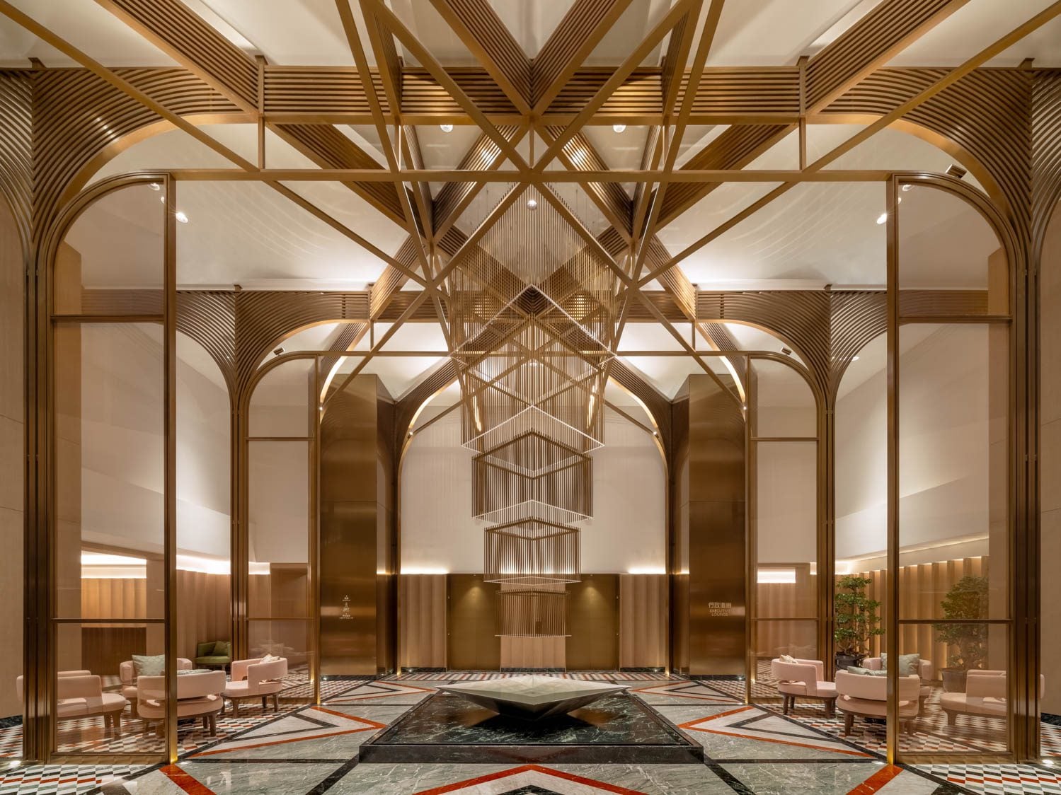 This Modern Hotel in Urumqi, China References the Silk Road