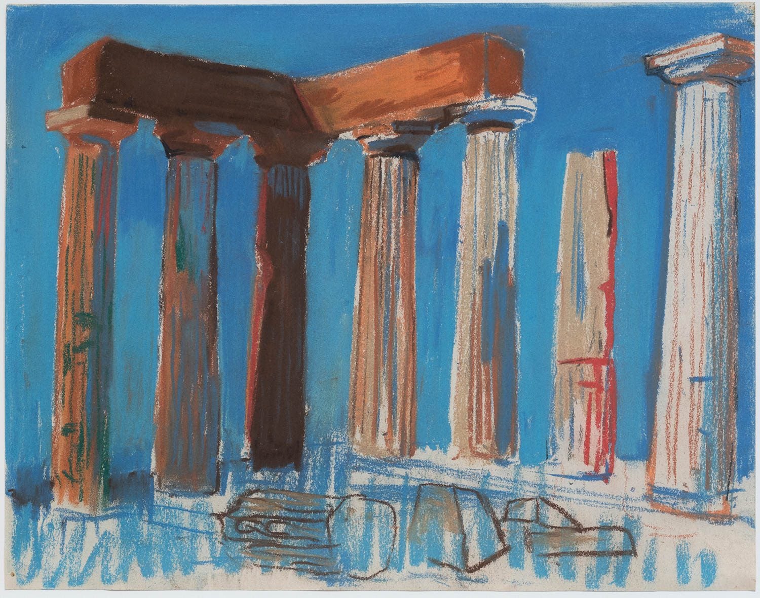 Rare Works by Louis Kahn on Display at the Kimbell Art Museum