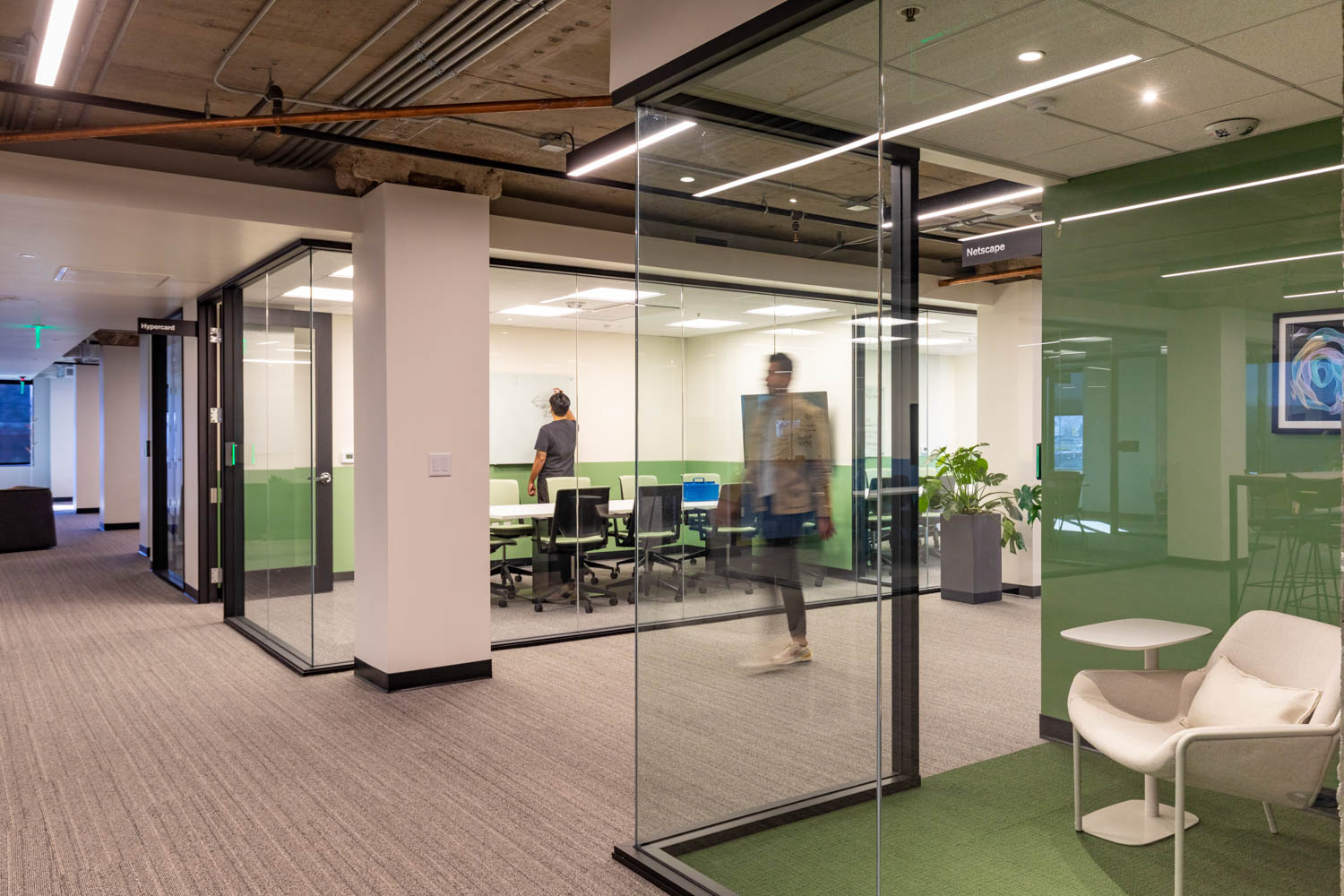 Color and Character Enliven Offices for a Growing Tech Brand