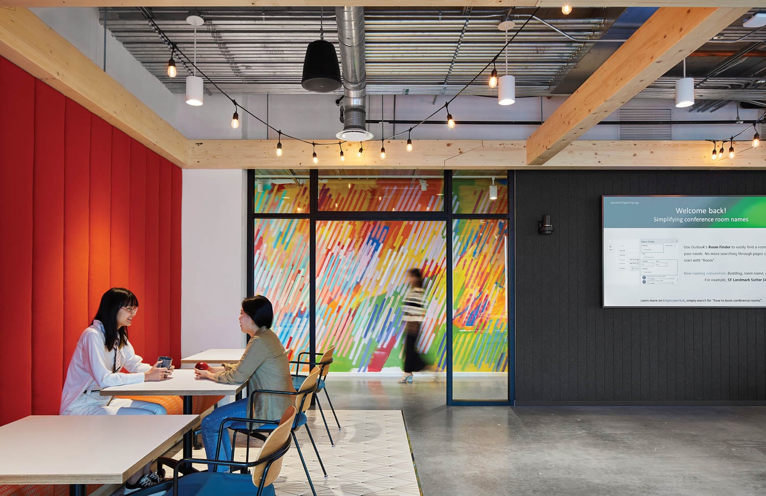 Rainbow Hues Inform Autodesk's Innovative Office in Atlanta