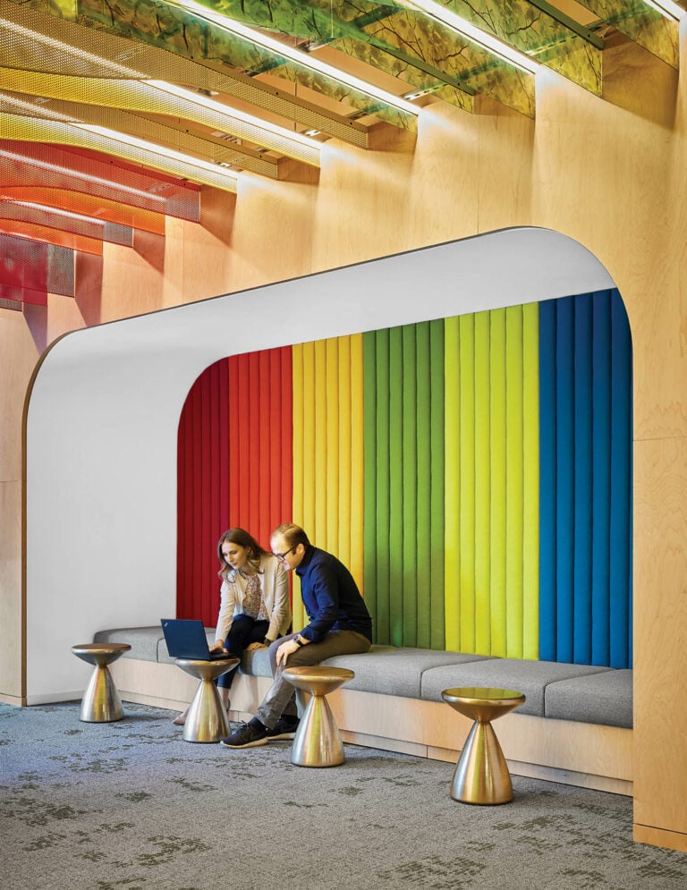 Rainbow Hues Inform Autodesk's Innovative Office in Atlanta