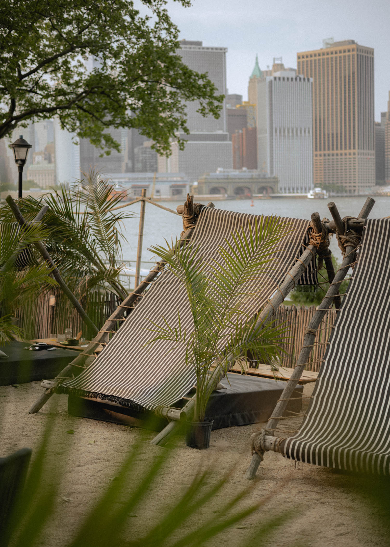 Governors Island Morphs into a Tropical Beach Club