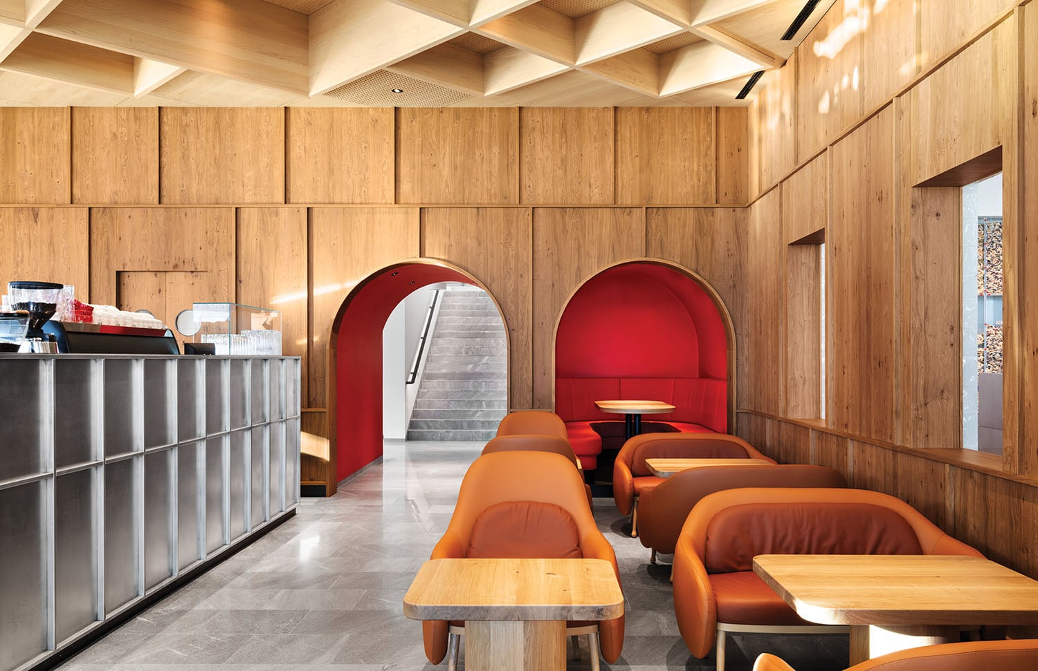 The Loacker Austria Flagship Draws On Its Signature Wafer Design