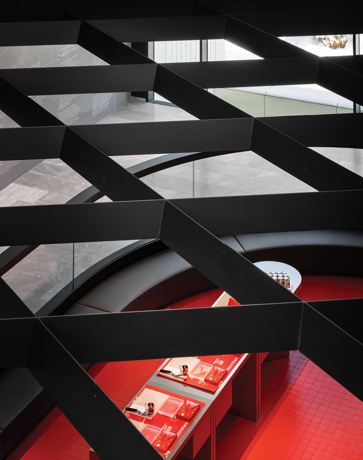 The Loacker Austria Flagship Draws On Its Signature Wafer Design